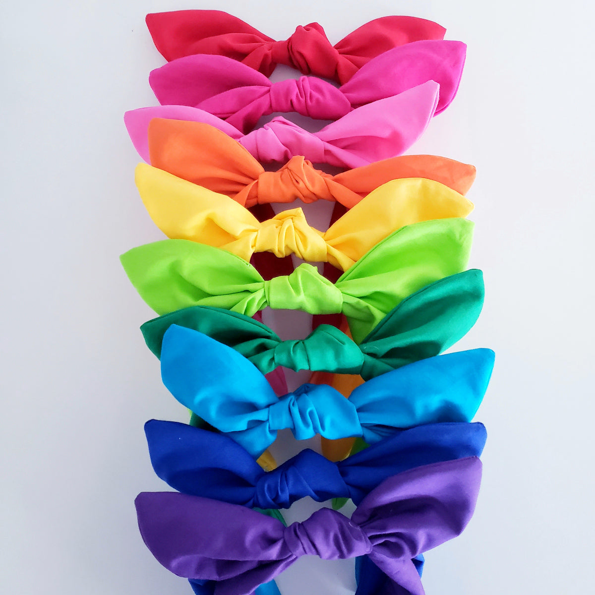Solid color Knotty Bow collection (13 styles) – OnceUponaTeeShirt
