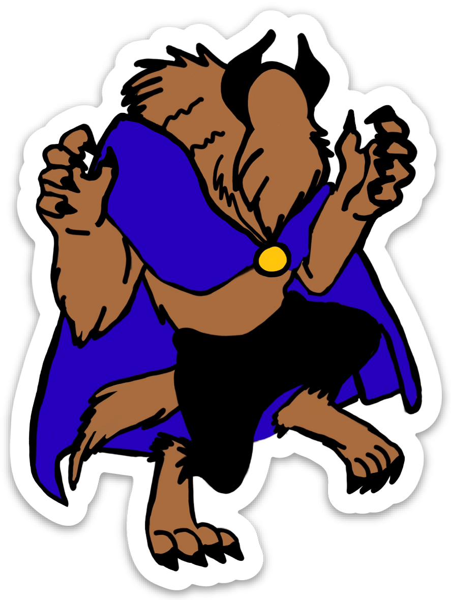 Cursed Prince / Beast doodle Magnet – OnceUponaTeeShirt