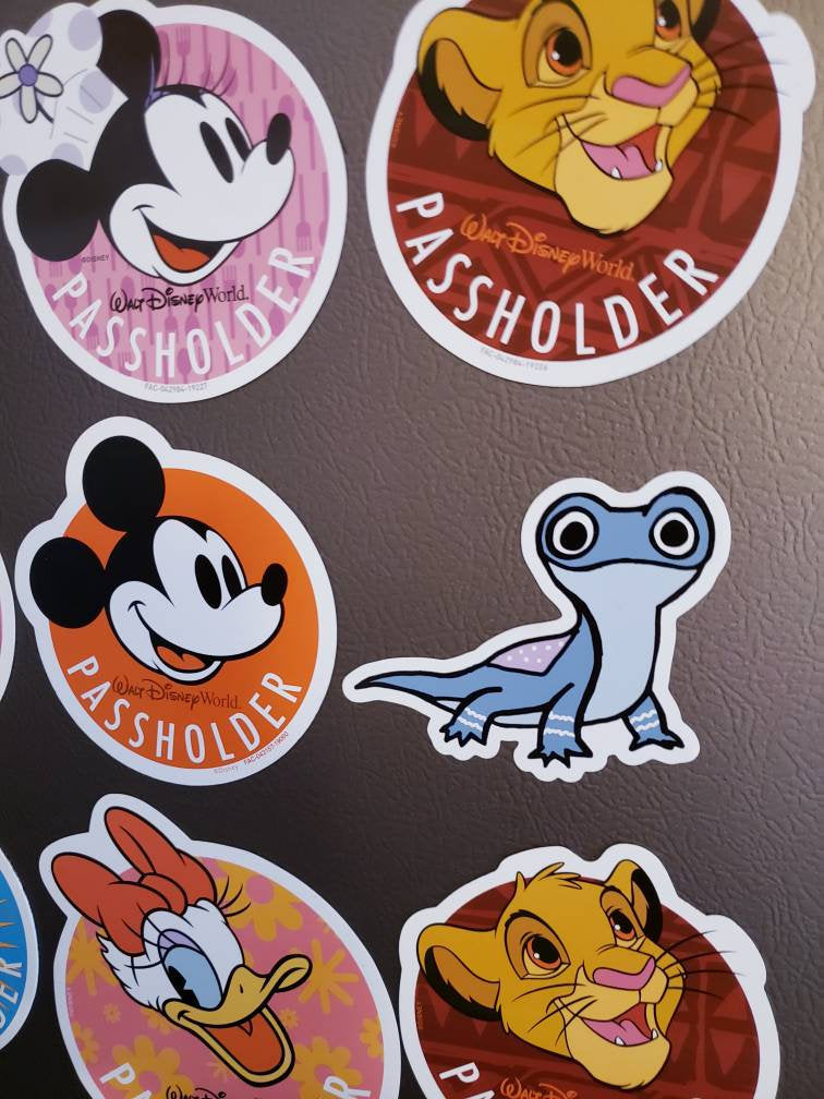 Frozen Fire Spirit Lizard Doodle magnet – OnceUponaTeeShirt