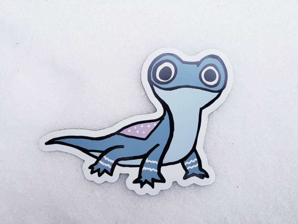Frozen Fire Spirit Lizard Doodle magnet – OnceUponaTeeShirt